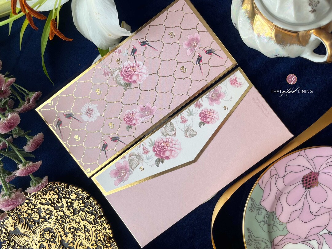 Personalized Gold Foil Money Envelope, Indian Traditional Shagun ...
