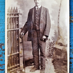 Man With Rotting Hands and Cane Postmortem Photo - Etsy