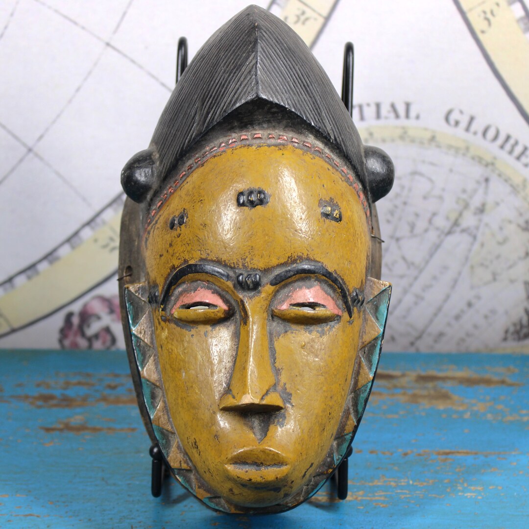Yaure Baule Ceremonial Face Mask - Etsy