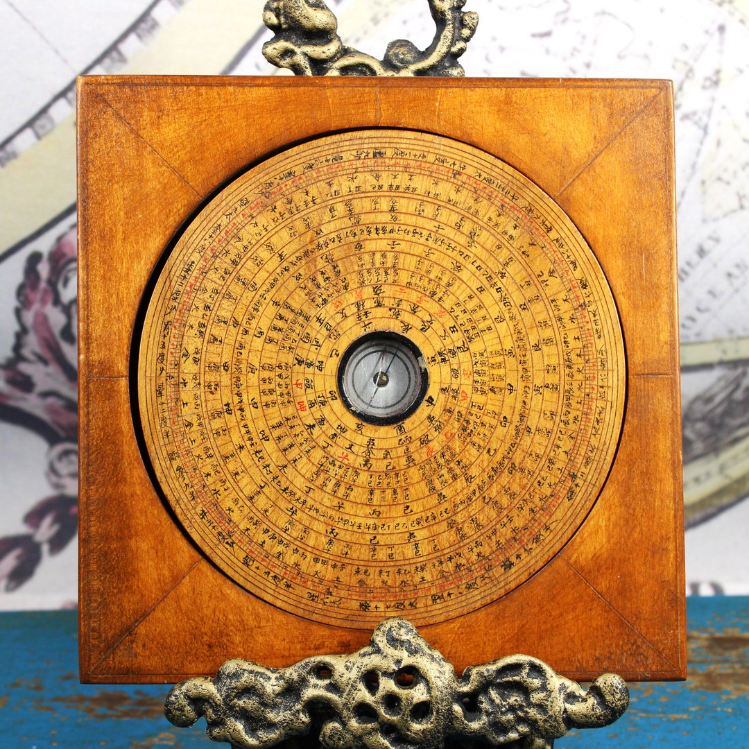 Vintage Feng Shui Luo Pan Compass - Etsy