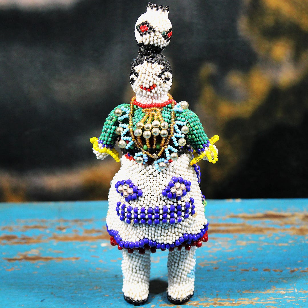 Wanda Wilson Native American Beaded Doll - Etsy