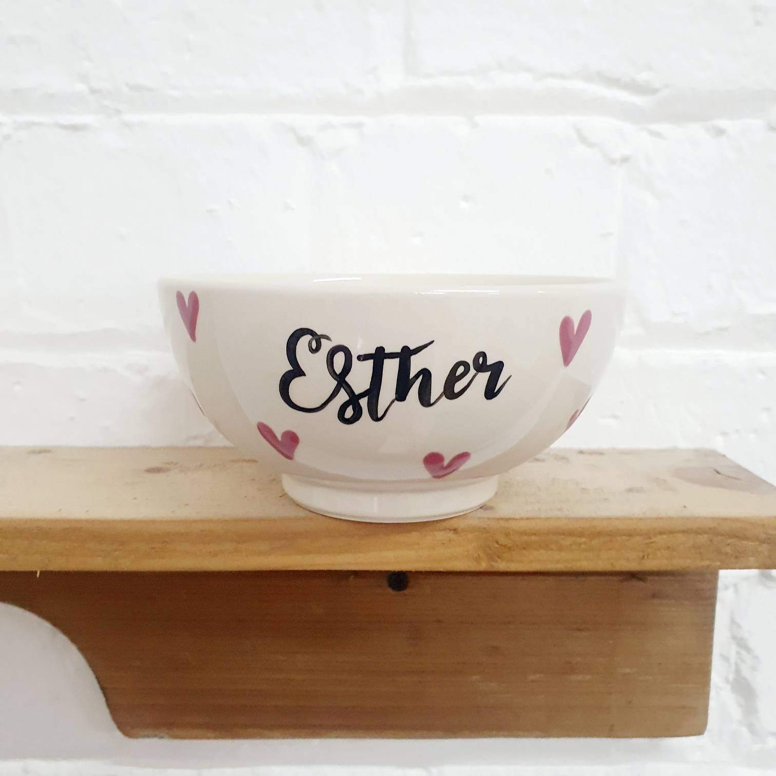 Personalised Cereal Bowl Hand Painted Ceramic Bowl | Etsy UK