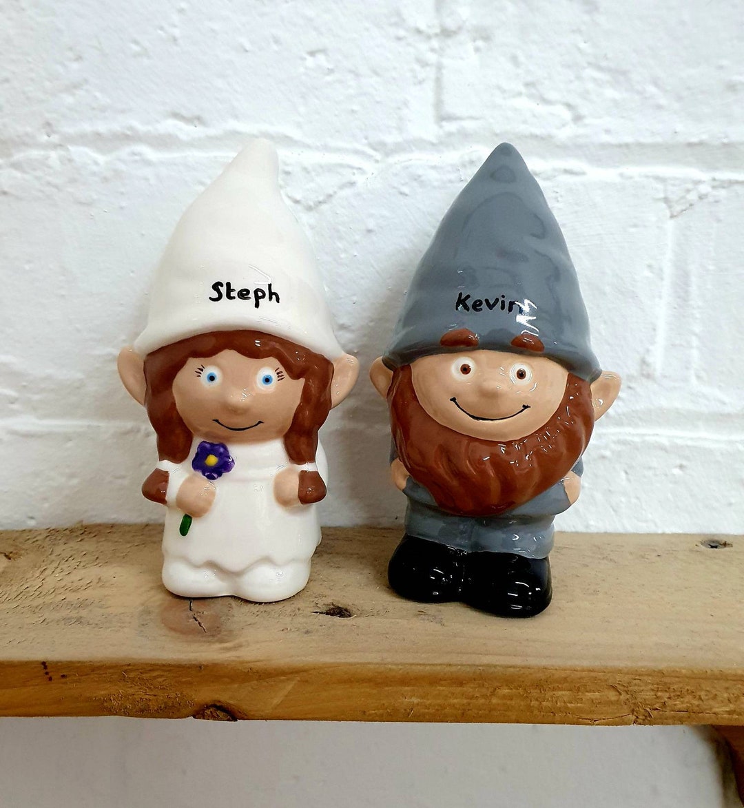 Custom Garden Gnomes Personalised Gnome Personalized Gnome Unique ...