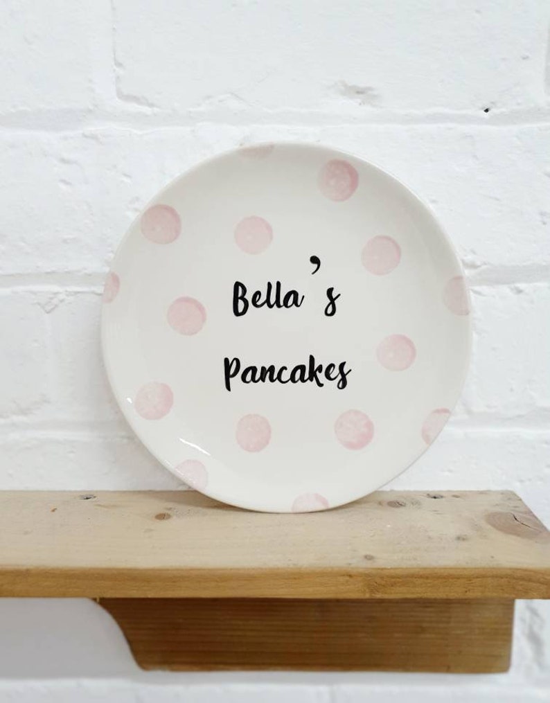 Personalised Foodie Plate Ceramic Plate Custom Name Plate Kids | Etsy