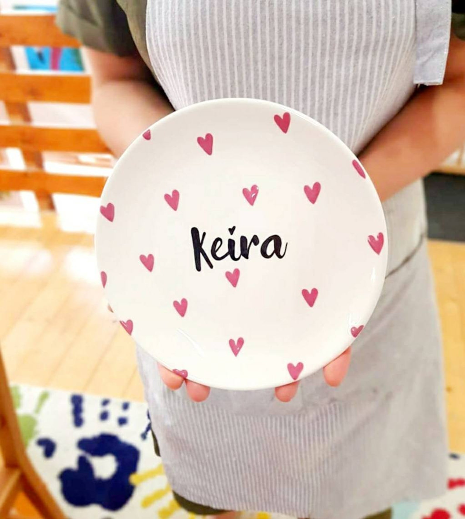 Personalised Foodie Plate Ceramic Plate Custom Name Plate Kids | Etsy
