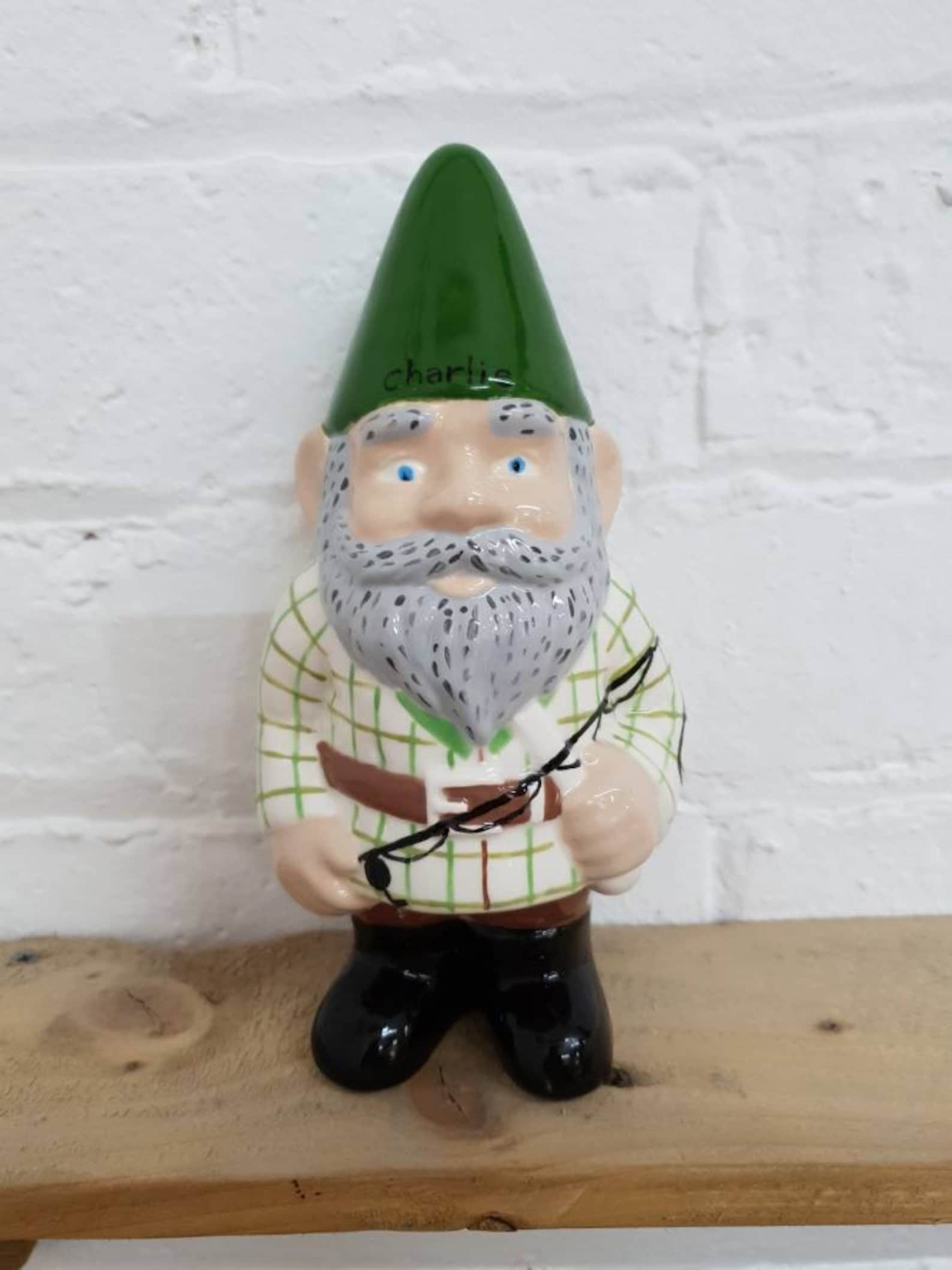 Personalised Gnome Ceramic Workman Business Gnome Indoor Gnome - Etsy