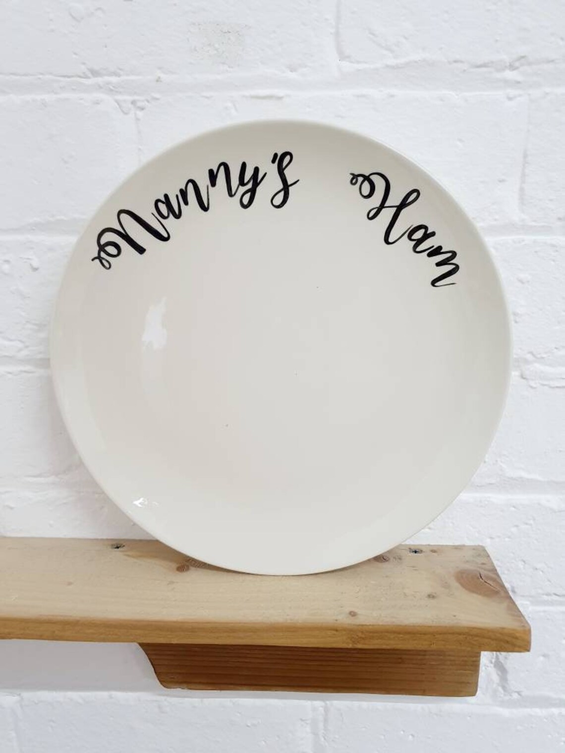 Personalised Ceramic Plate Custom Name Plate Personalized - Etsy