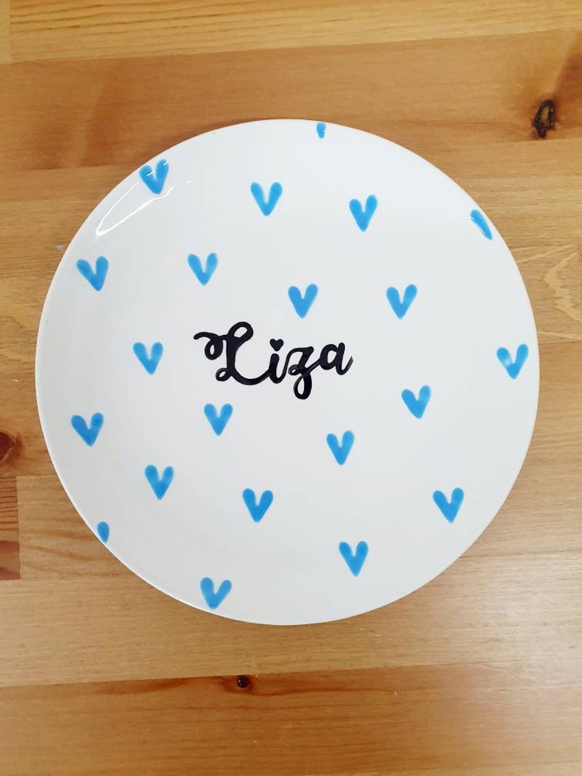 Personalised Foodie Plate Ceramic Plate Custom Name Plate Kids | Etsy