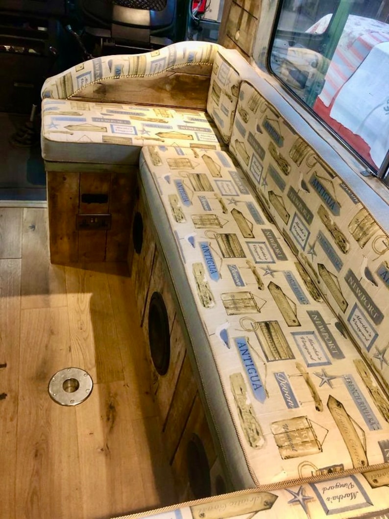 Bench Seating Cushions Made to Order (campervan, Van, Tiny Home ...