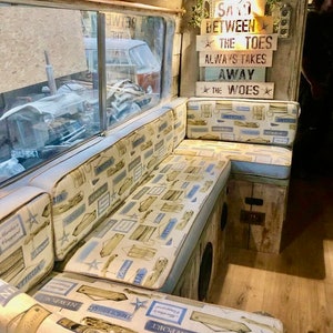 Bench Seating Cushions Made to Order (campervan, Van, Tiny Home ...