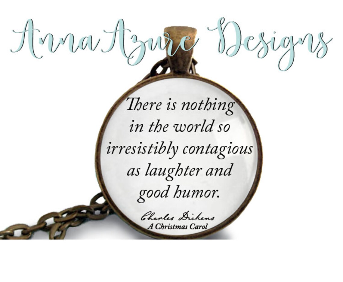 Book Necklace - A Christmas Carol - Charles Dickens - There is Nothing ...