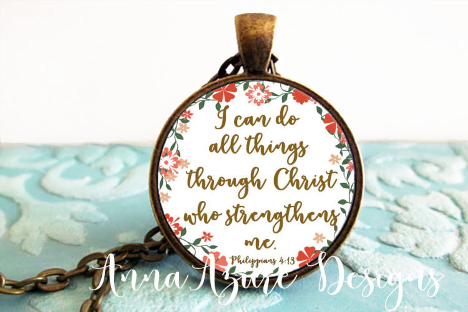 Inspirational Scripture Jewelry Christian Jewelry for Women - Etsy