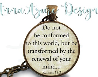 Romans 12:2,do Not Conform to the Pattern of This World,romans Wall Art ...