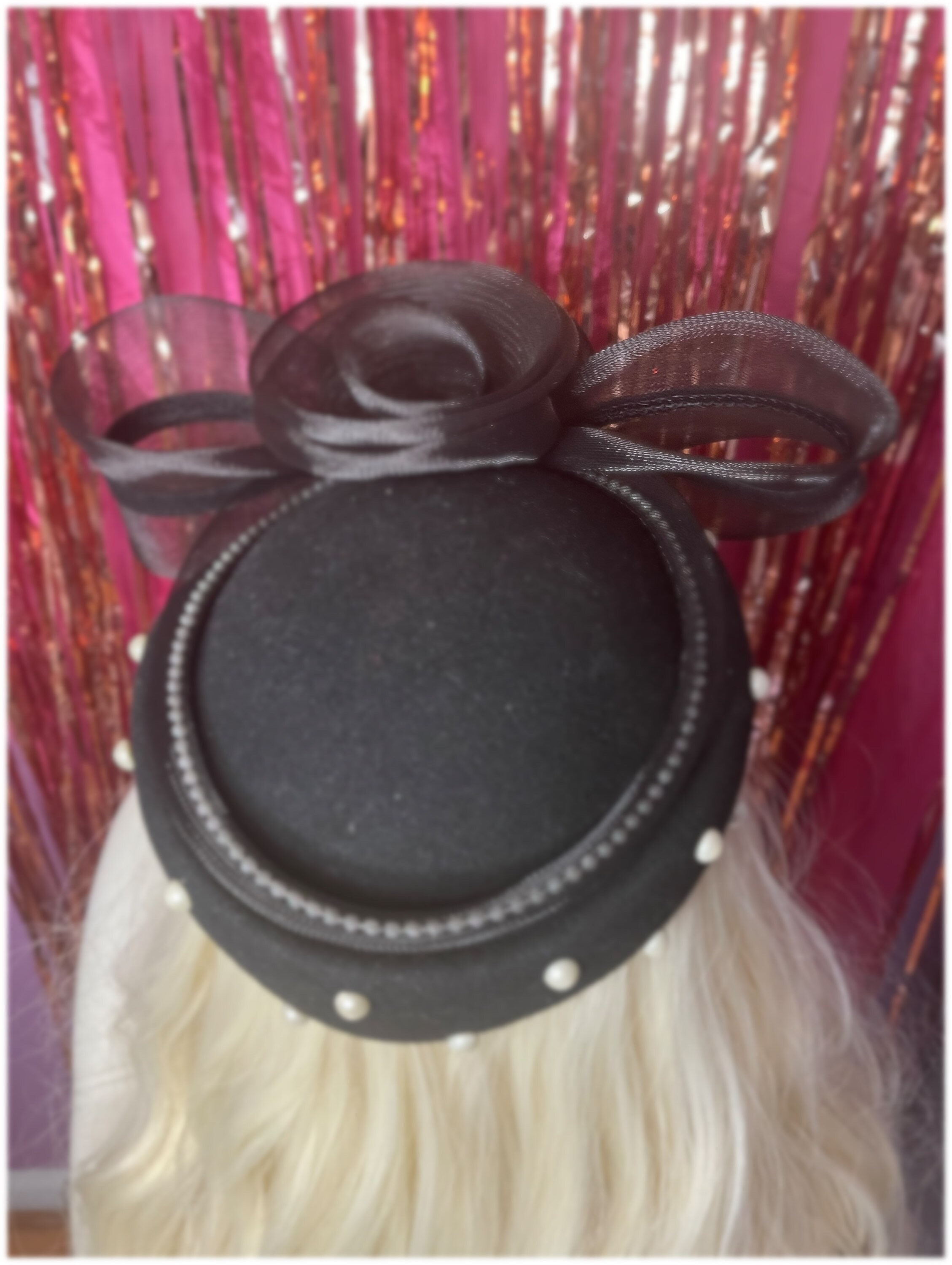 Vintage Deborah New York Hat with Pearls | Etsy