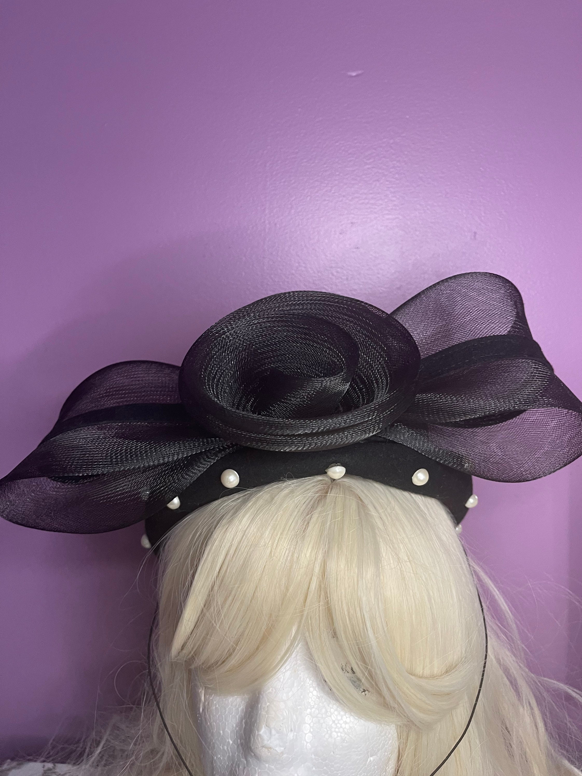 Vintage Deborah New York Hat with Pearls | Etsy