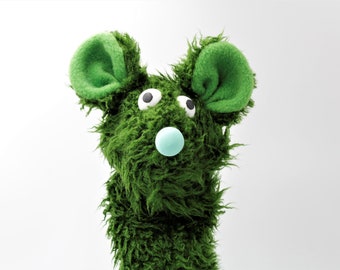 Green Hand Puppet - Etsy