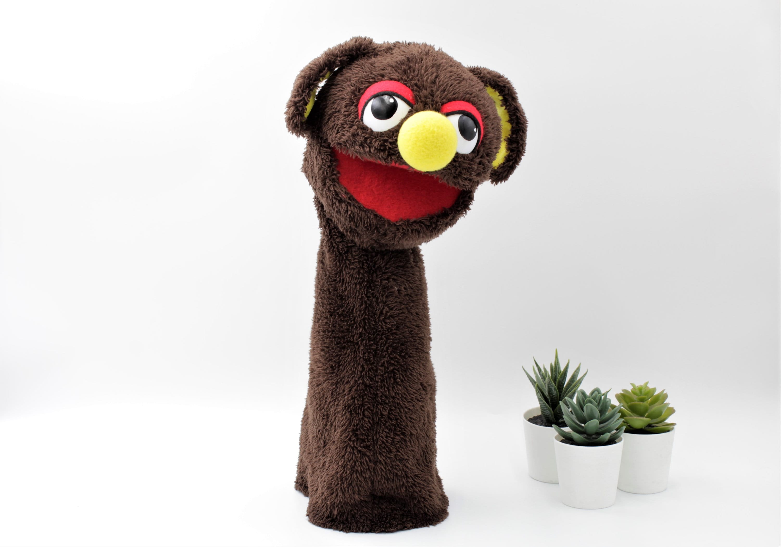 Gustav a Muppet Who Would Like a Glowing Nose Muppet Hand - Etsy