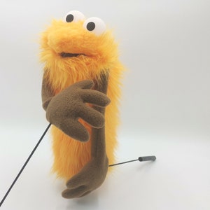 Little Gustav, an Orange Muppet Who Likes Birds, Sandwiches With Cheese ...