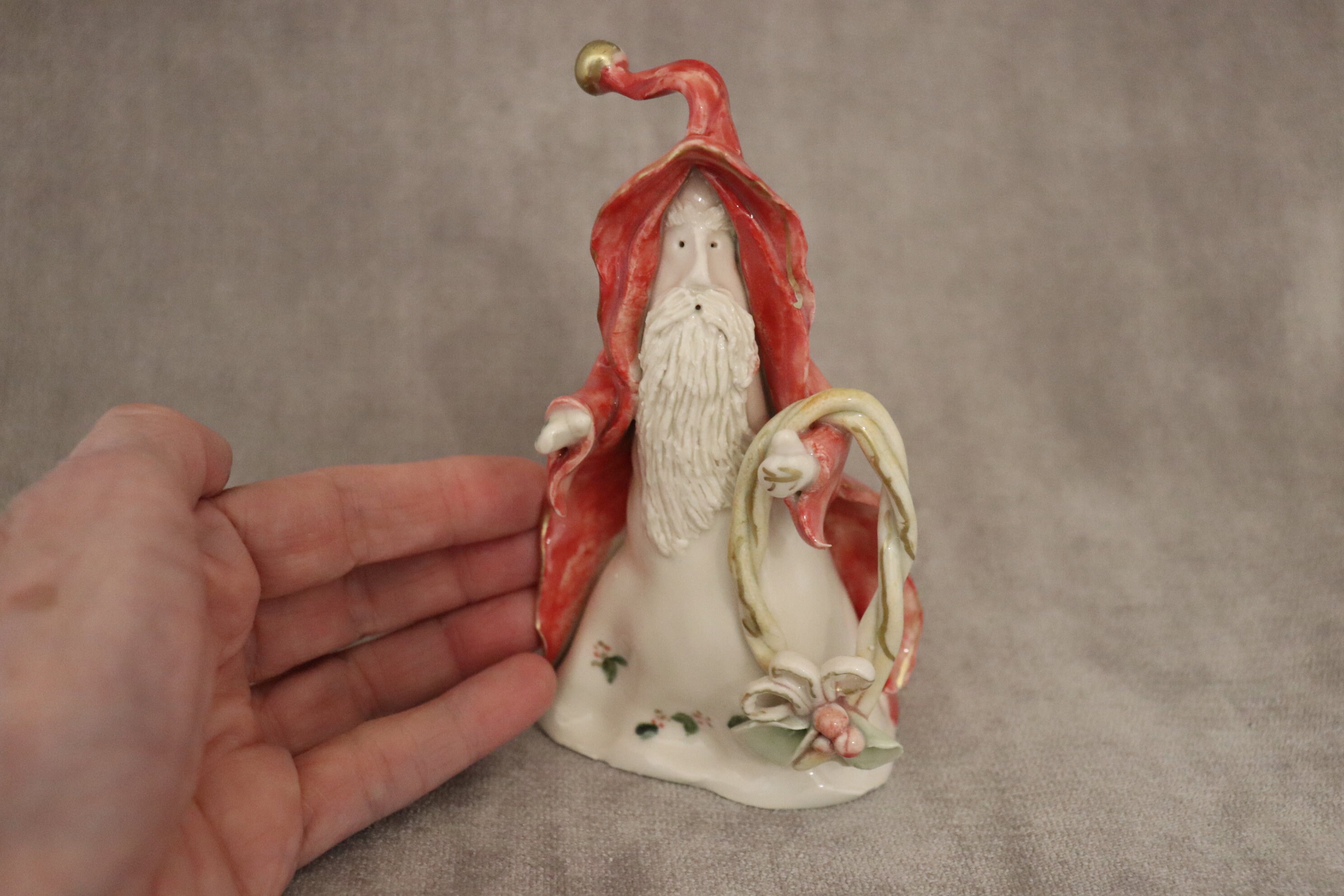 Handmade Mini Santa Figurine miniature Santa Figurine Fine - Etsy
