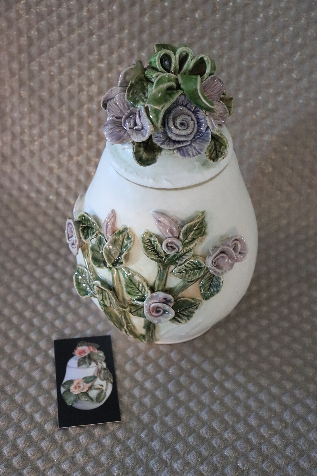 Handmade Custom Ceramic Urn, Cremation Memorial Urns, Custom Memorial ...