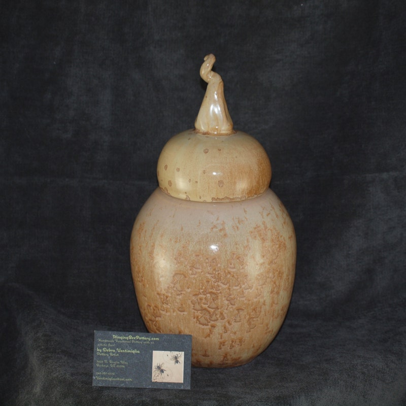 Pottery Urn - Etsy