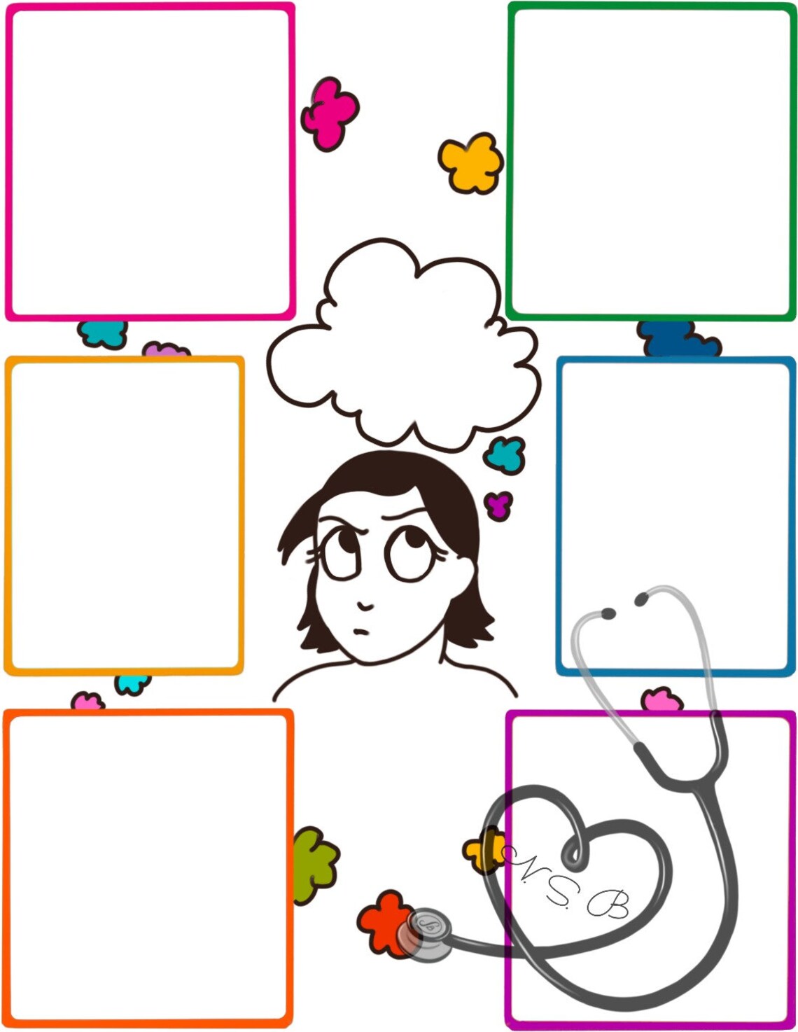 Psychology Mind Map Template for Note Taking and Study | Etsy