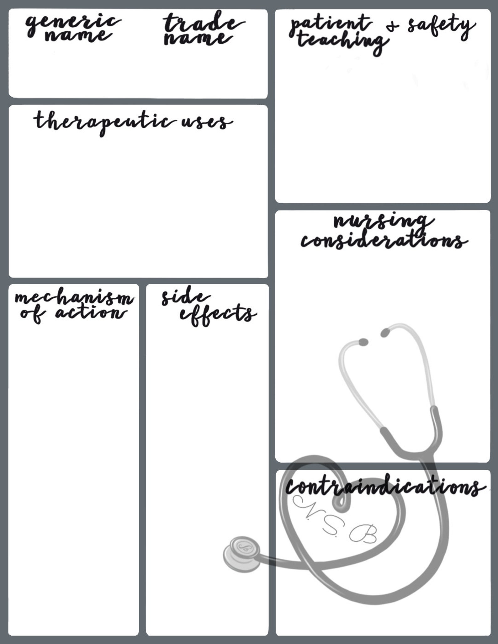 Combo Pack of Pathophysiology and Pharmacology Note Taking | Etsy