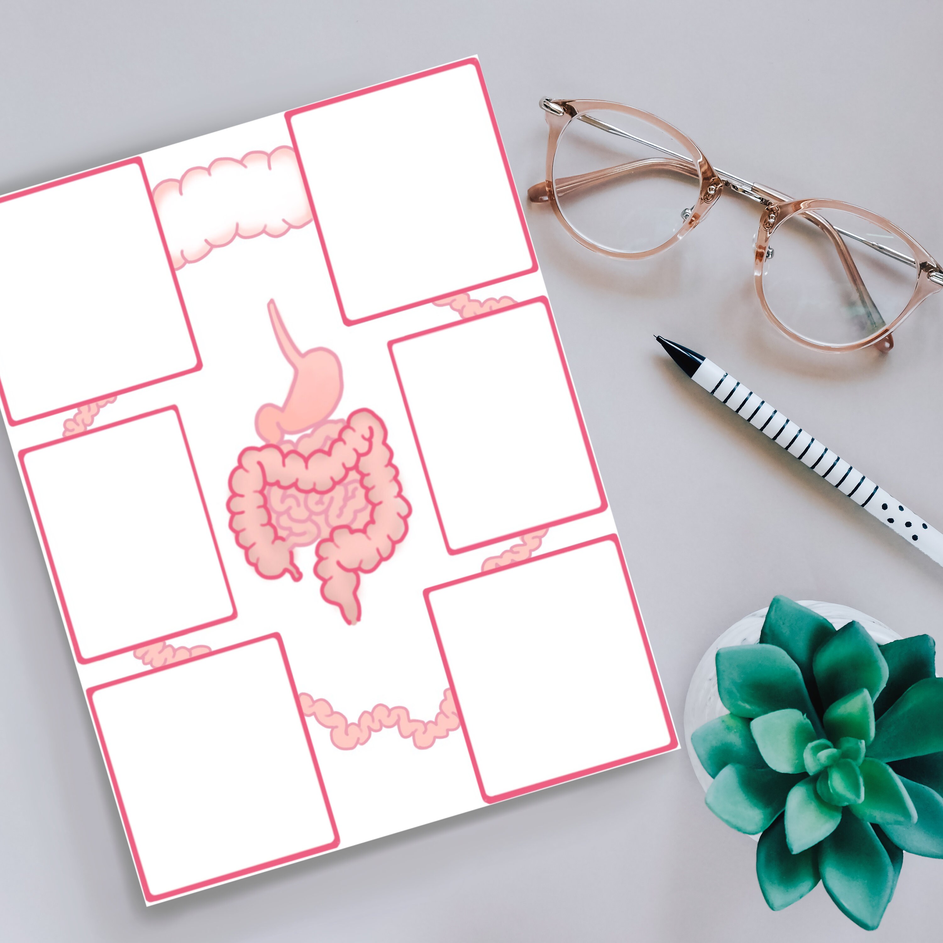 Gi Digestive System Mind Map Template For Nursing School Nclex Review