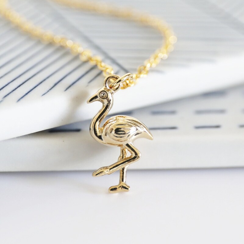 Flamingo Necklace - Etsy