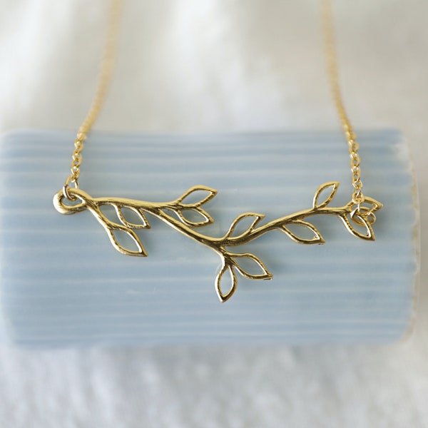 Tree Branch Necklace - Etsy