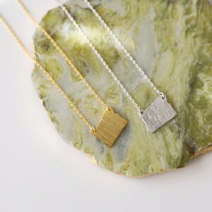 Gold Oregon State Charm Necklace, Oregon State Necklace, Oregon ...