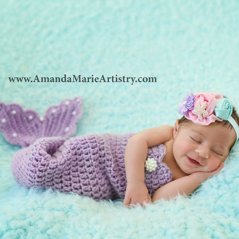 Newborn Mermaid Outfit - Etsy