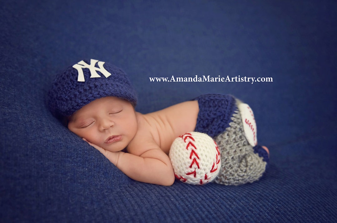Baseball Outfit Baby Baseball Cap ,diaper Cover or Pants,,, Crochet ...