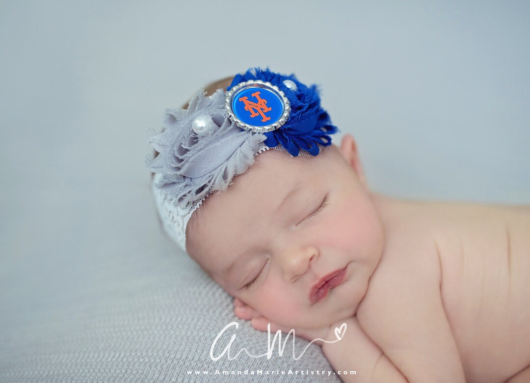 Newborn Girl--- New York Mets Baseball---- Crochet Baseball Outfit ...
