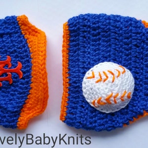 Baby Boy New York Mets Baseball Cap , Diaper Cover or Pants Set ...
