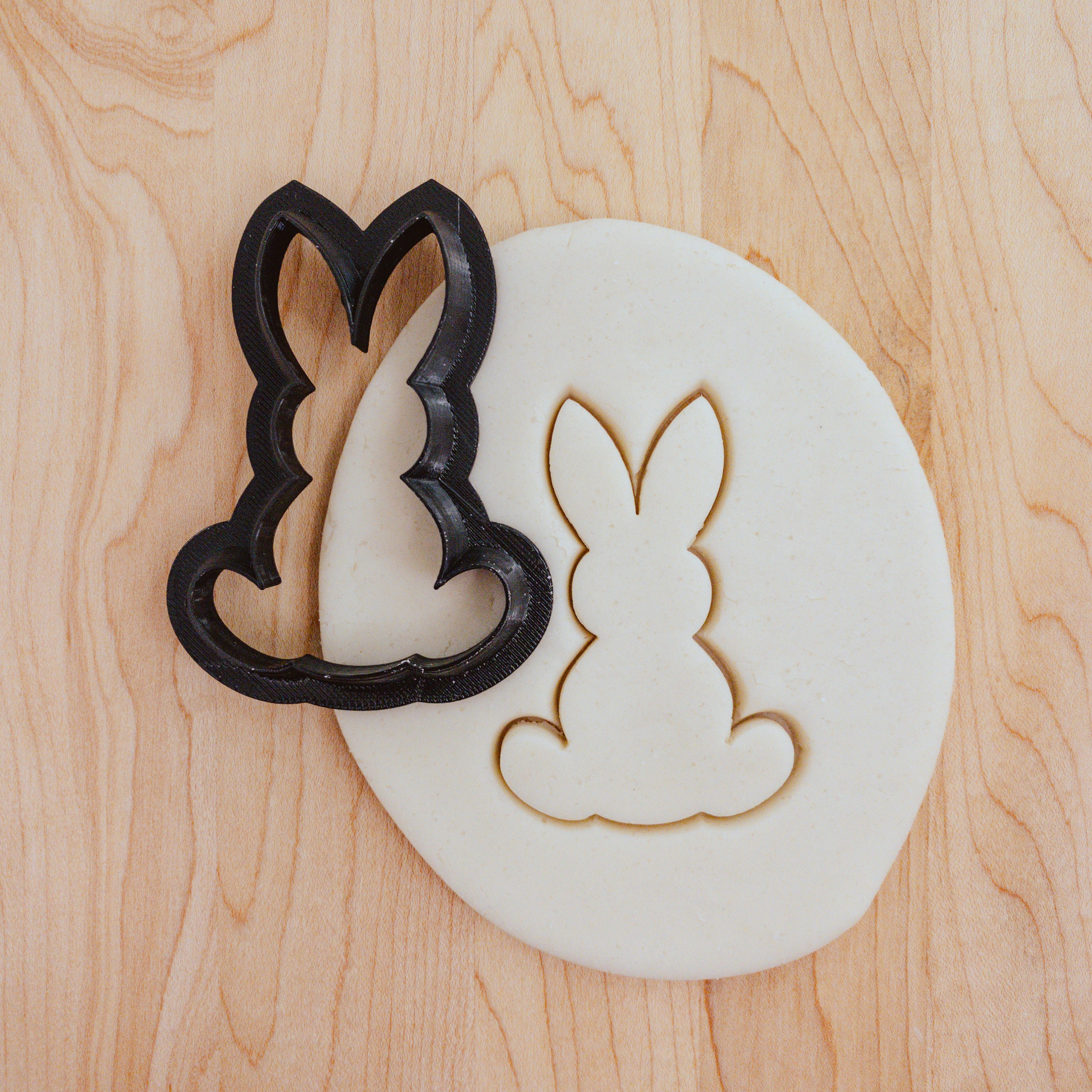 Bunny Easter Outline Cookie Cutter Cute | Etsy