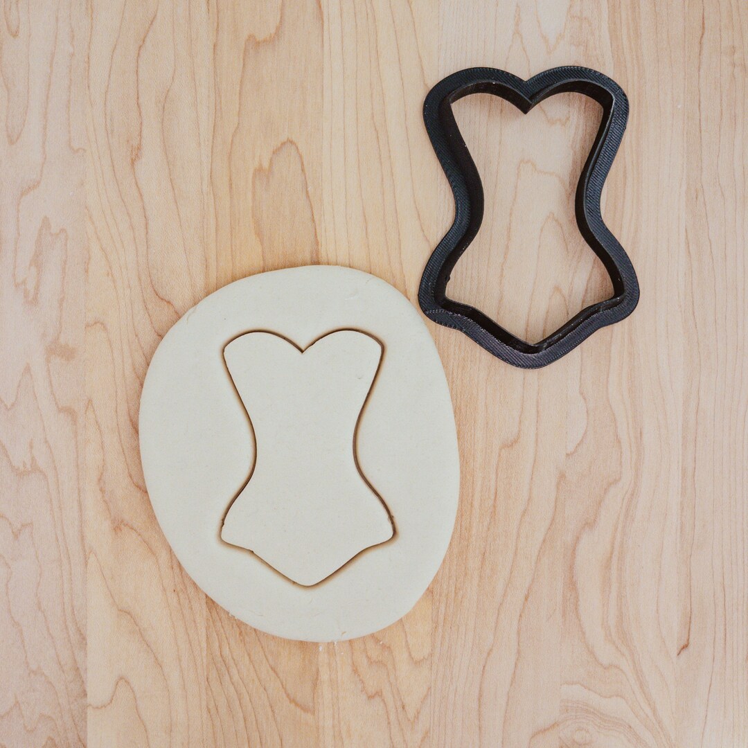 Corset Outline Cookie Fondant Clay Cutter - Etsy