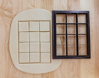 Breakaway Square Grid Cookie Cutter / Polymer Clay / Fondant / - Etsy