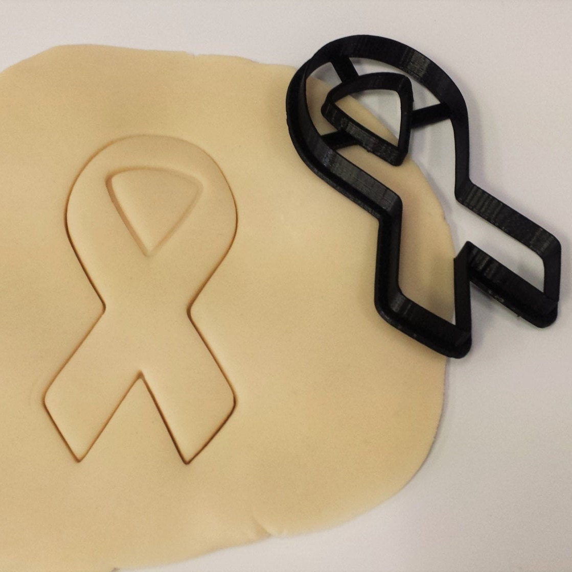 Ribbon Cancer Awareness Fundraising Cookie Cutter | Etsy