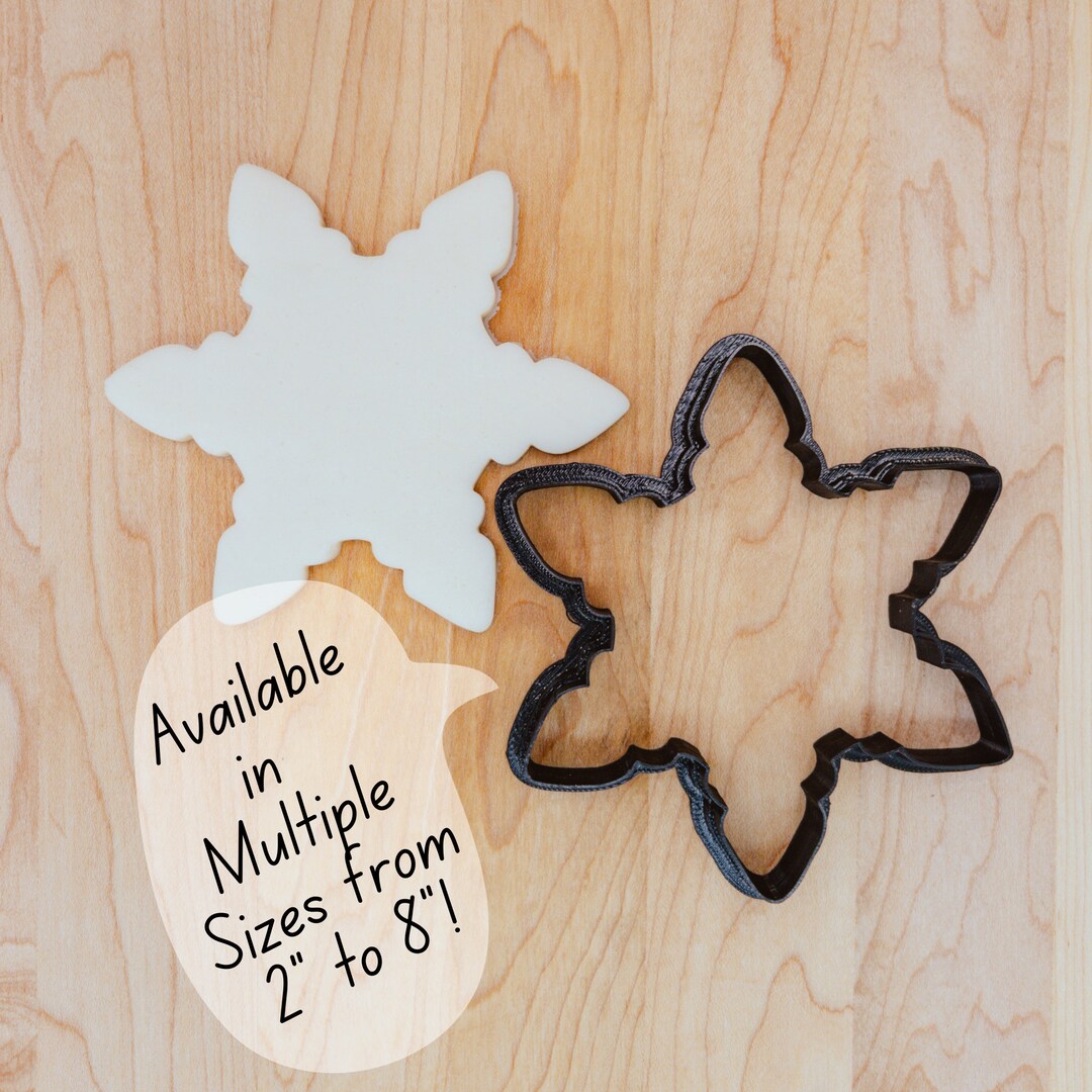 Snowflake Outline Cutter Multiple Sizes - Etsy