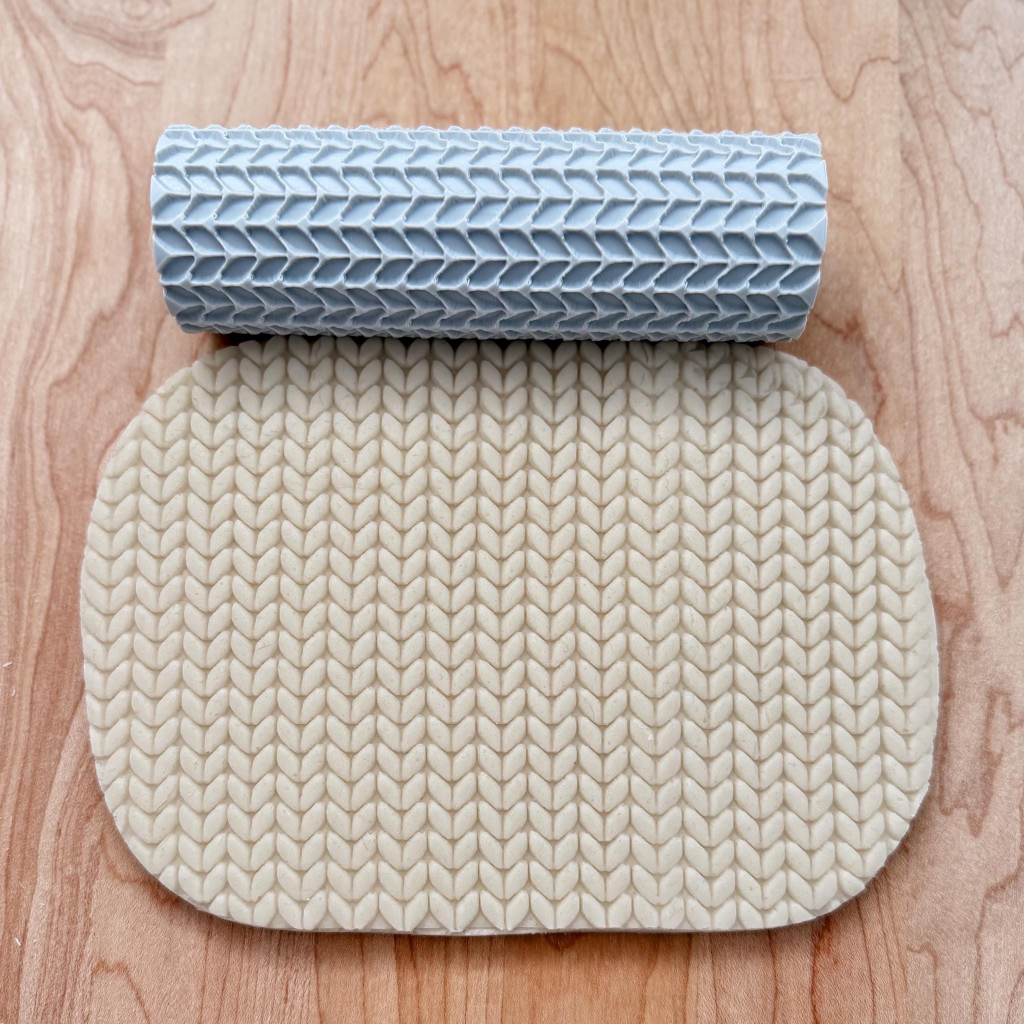 Bold Knit Texture Roller: Raised Design - Etsy