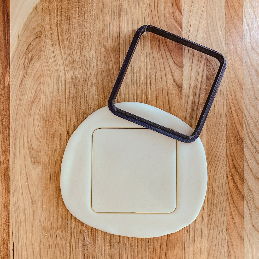 Square With Rounded Corners Squircle Cookie Fondant Clay Cutter - Etsy