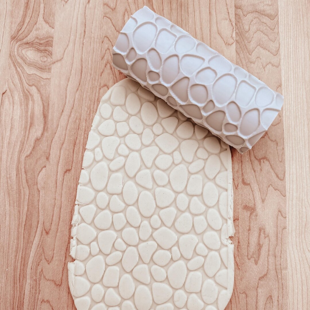 Texture Roller Embosser Pebbles for Clay, Ceramics, Pottery, Polymer ...