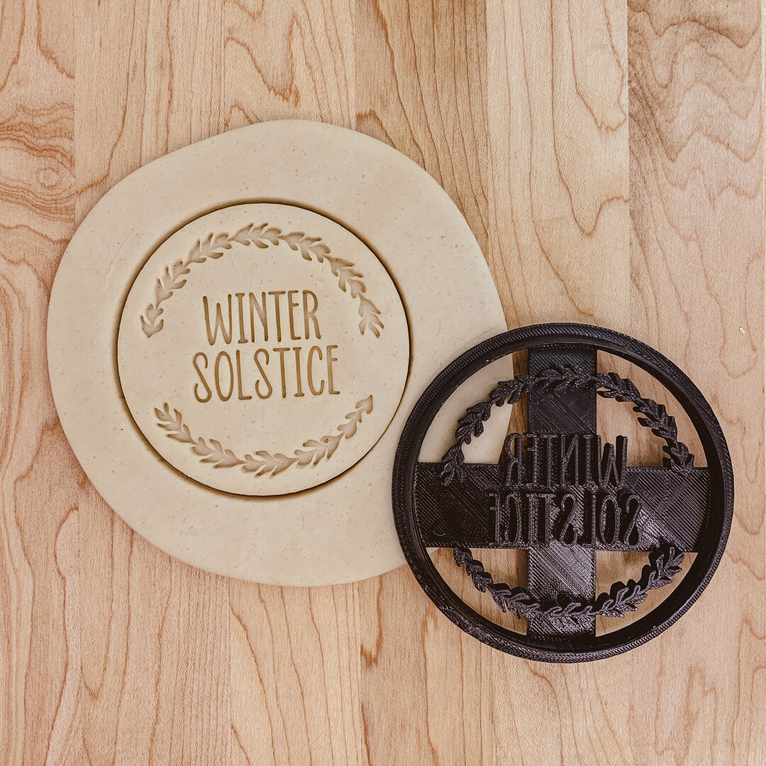 Winter Solstice Detailed Cookie Fondant or Clay Cutter - Etsy