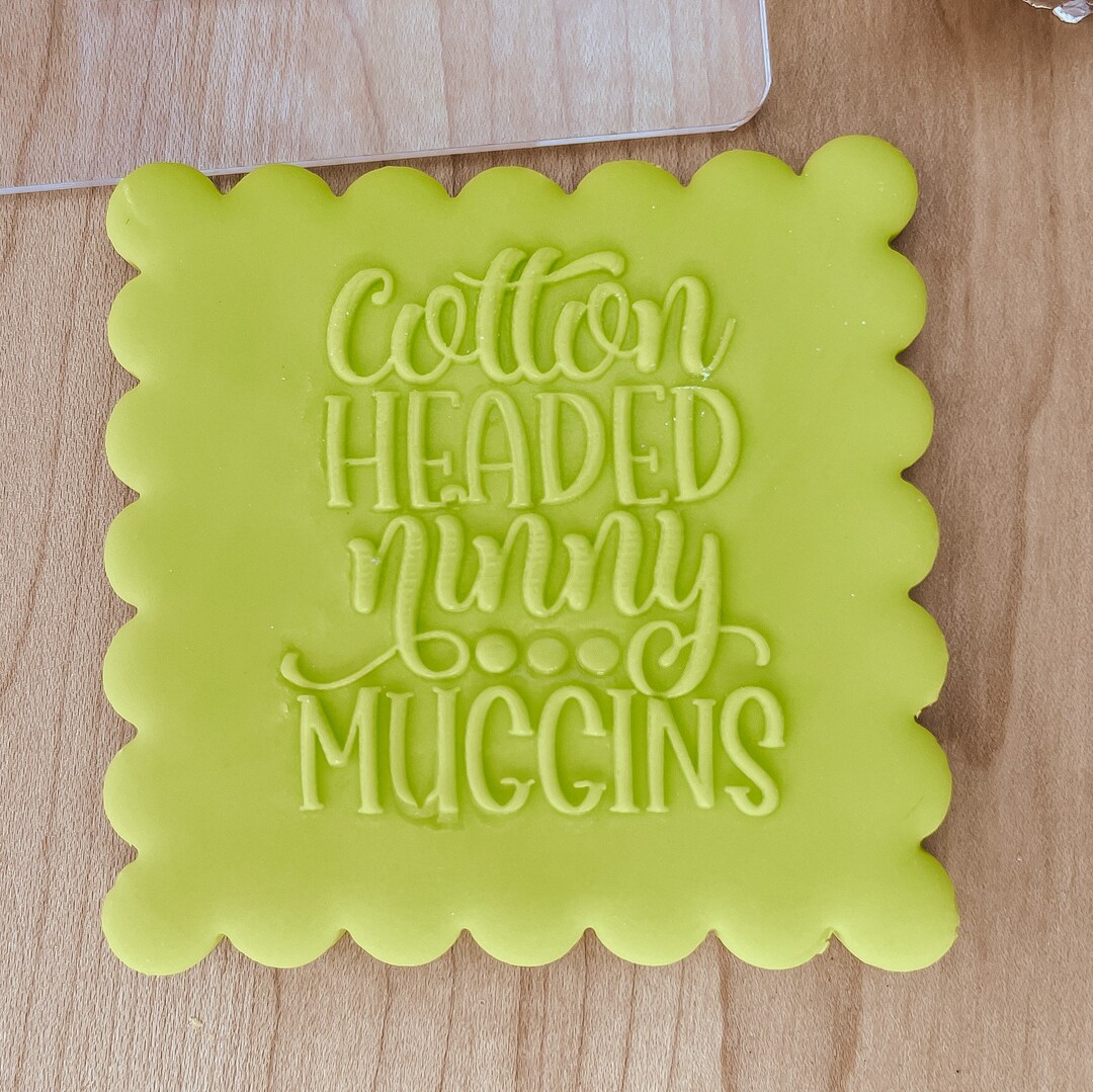 Cotton Headed Ninny Muggins Fondant Cookie Embosser, Elf Christmas ...