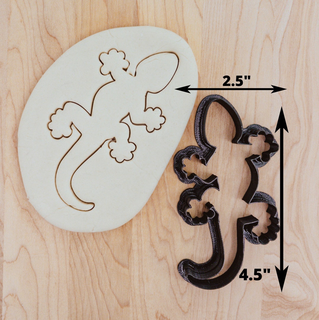 Lizard, Gecko, Iguana, Newt, Reptile Cookie Cutter, Fondant Cutter ...
