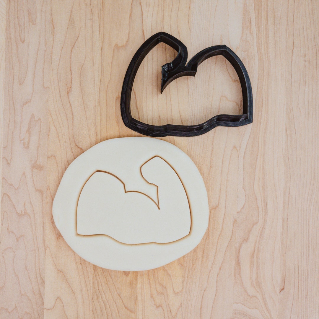 Tricep Strong Arm Boxing Cookie Fondant or Clay Cutter - Etsy