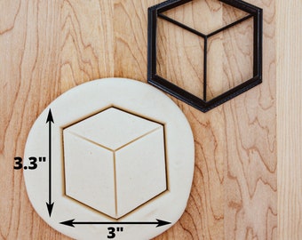 Cube Shaped Cookie and Fondant Cutter - Etsy