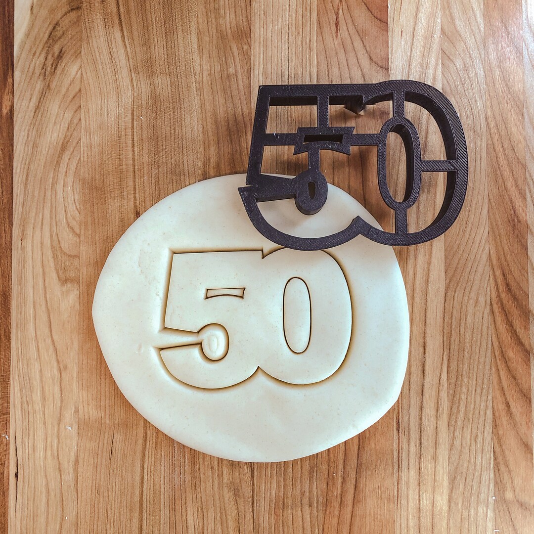 50 Cookie Cutter Milestone Birthday Cutter - Etsy