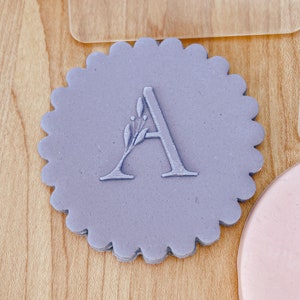 Floral Letter Embosser - Etsy